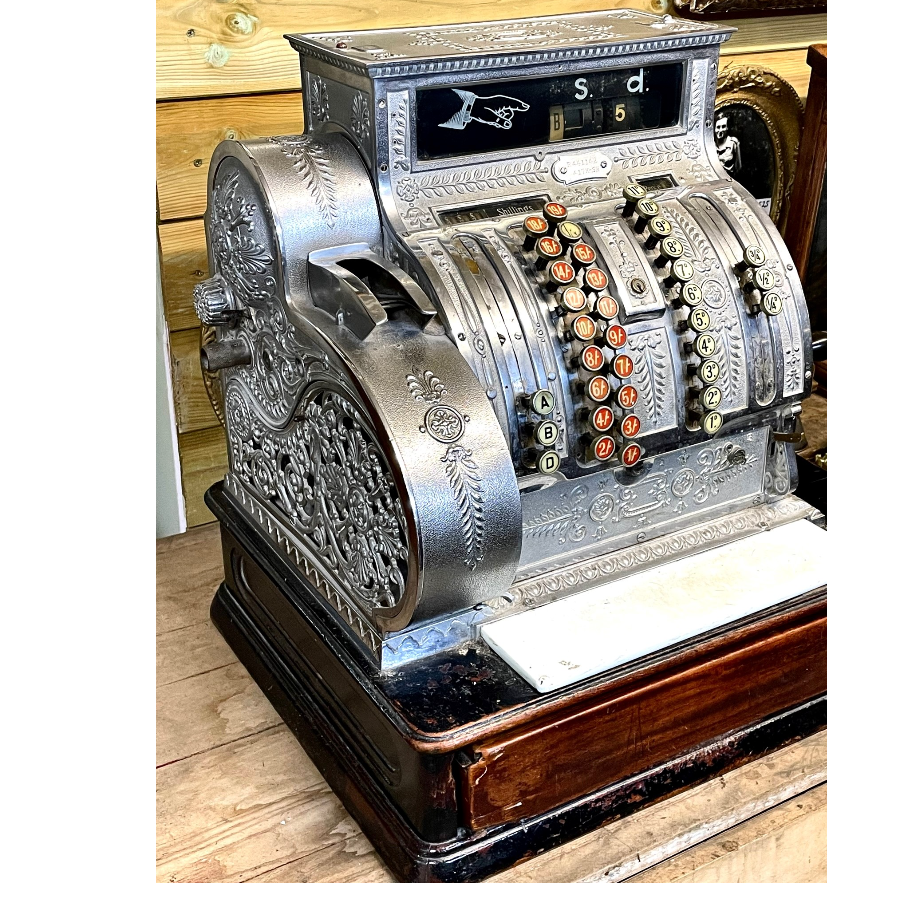 Antique National Cash Register In Working Order VIN863C Lutterworth antique-national-cash-register-in-working-order-vin863c-lutterworth